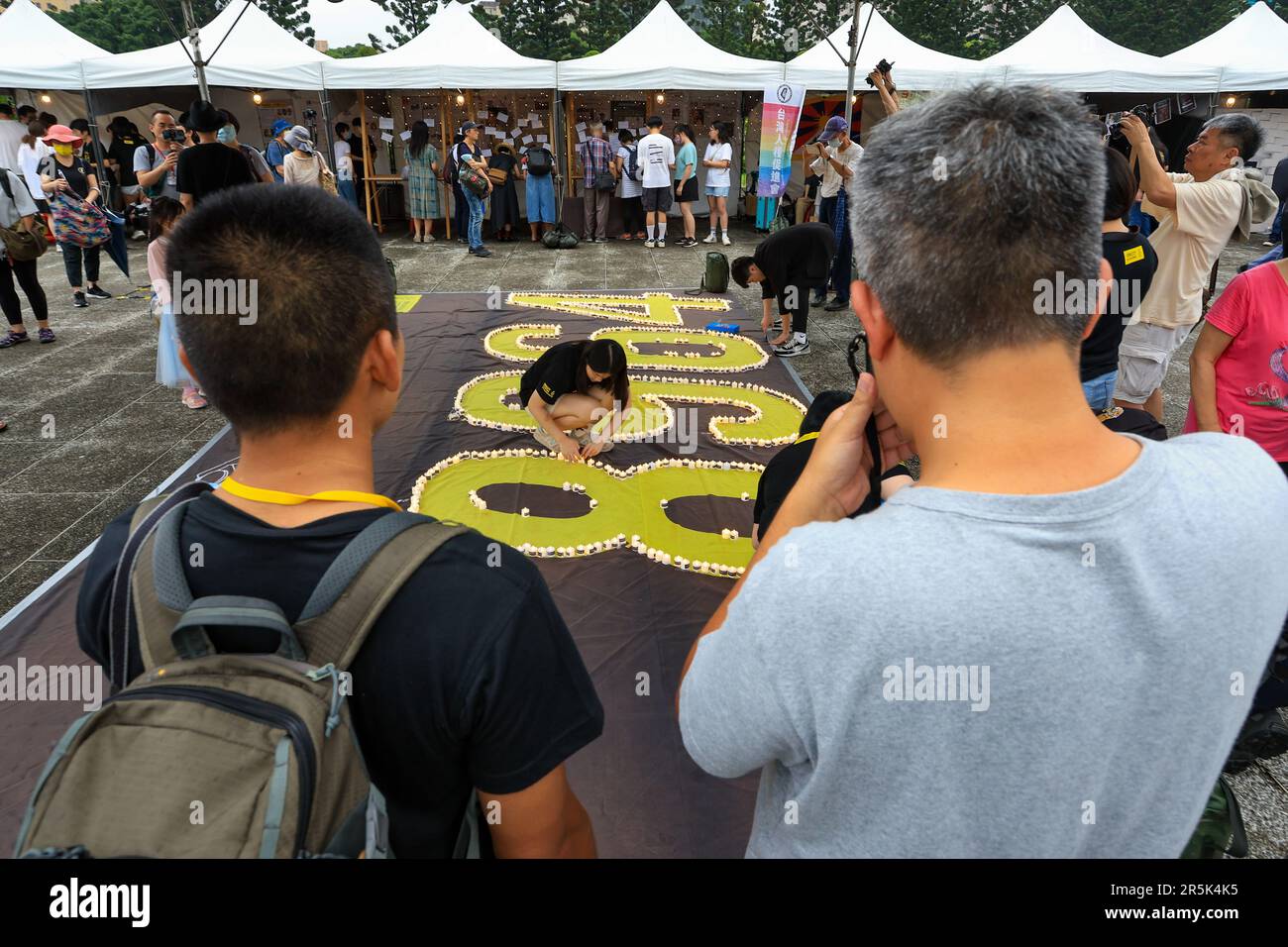 Taipei, Taipei, Taiwan. 4th June, 2023. Two photojournalists ...