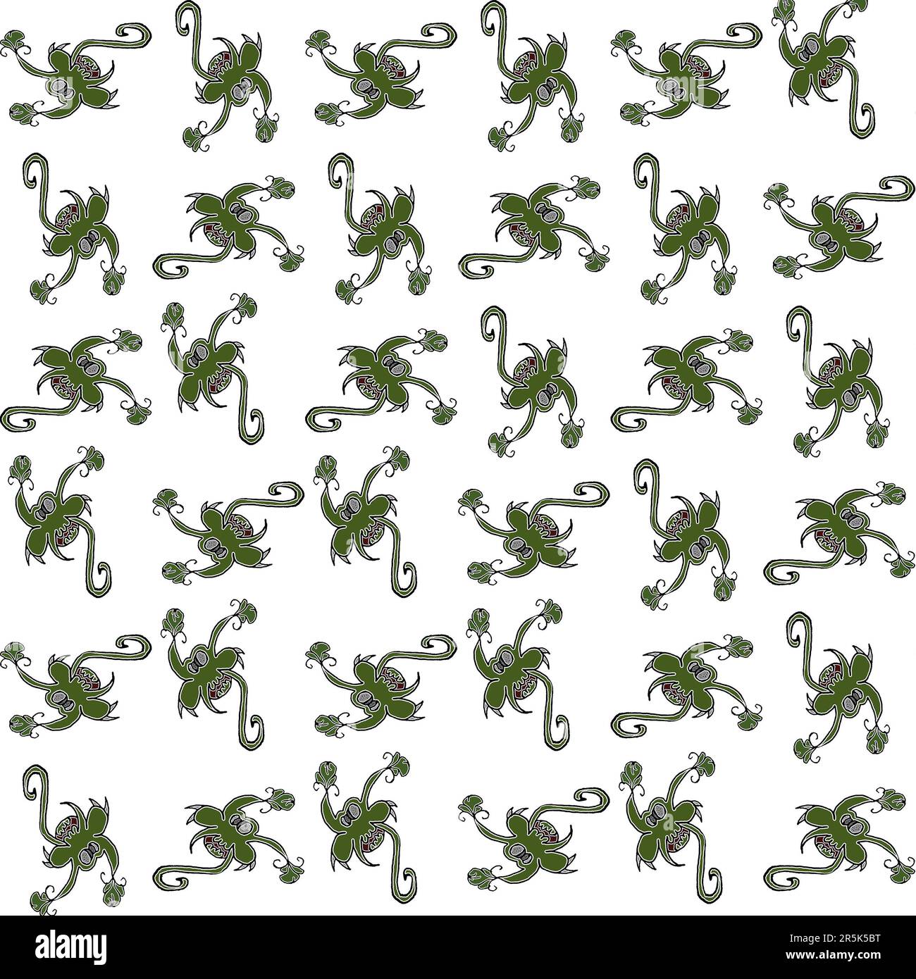 Plant monster art Cut Out Stock Images & Pictures - Alamy