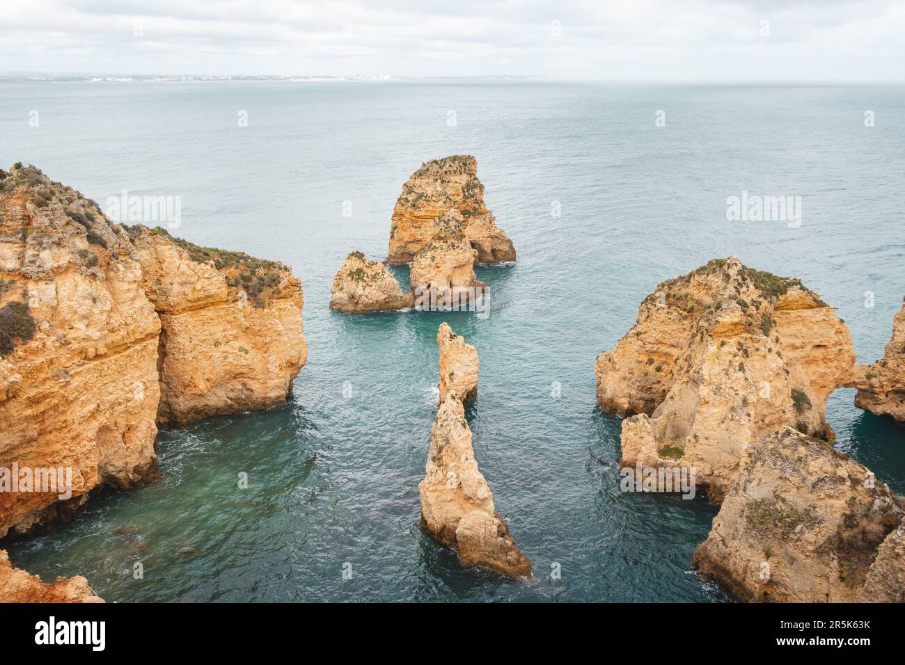 Famous tourist destination of Ponta da Piedade on the southern ...