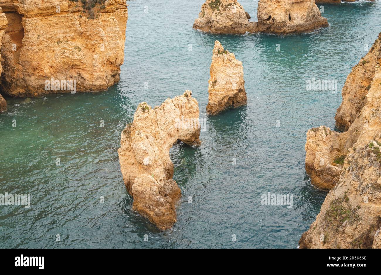 Famous tourist destination of Ponta da Piedade on the southern ...