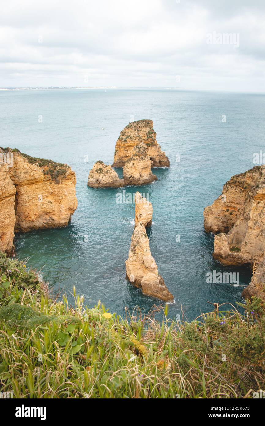 Famous tourist destination of Ponta da Piedade on the southern ...