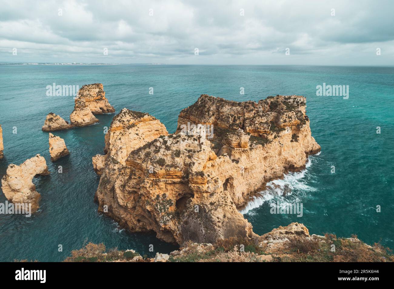 Famous tourist destination of Ponta da Piedade on the southern ...