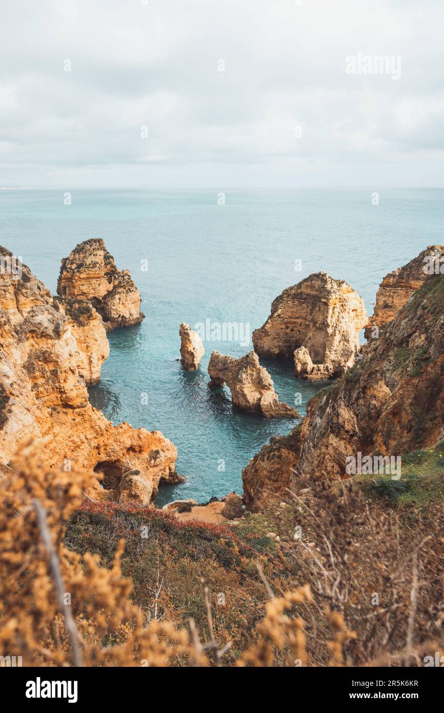 Famous tourist destination of Ponta da Piedade on the southern ...