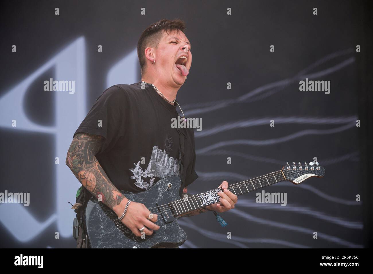 Nuremberg, Germany. 04th June, 2023. Guitarist James Shaw of the band ...