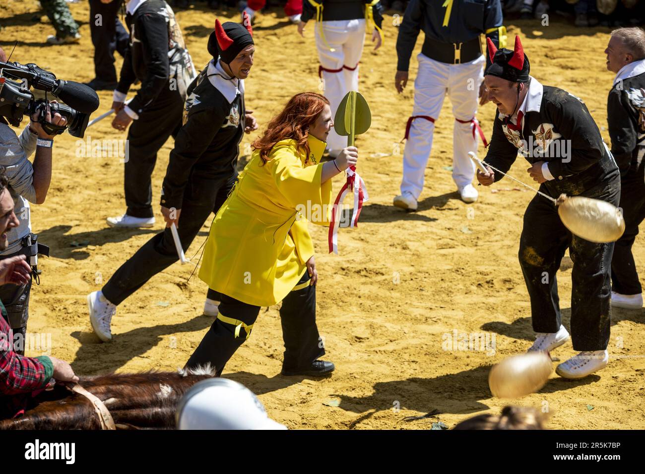 Mons, Belgium. 04th June, 2023. Illustration picture shows the Ducasse ...