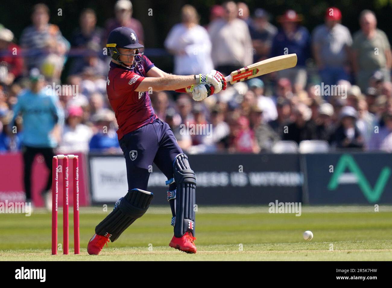 Kent's Sam Billings batting during the Vitality Blast T20 match at The Spitfire Ground ...