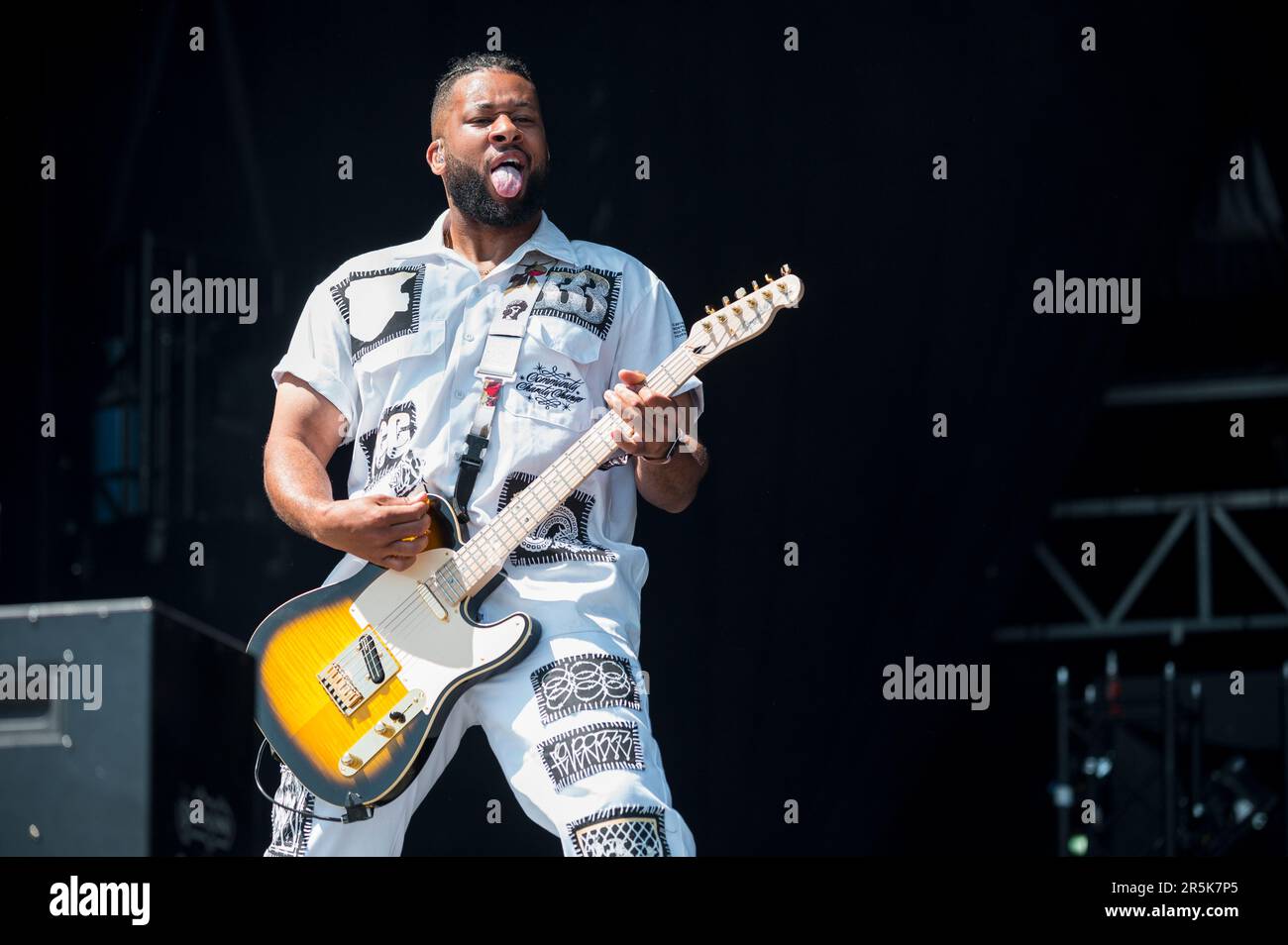 Nuremberg, Germany. 04th June, 2023. Guitarist Brandon Davis of the ...