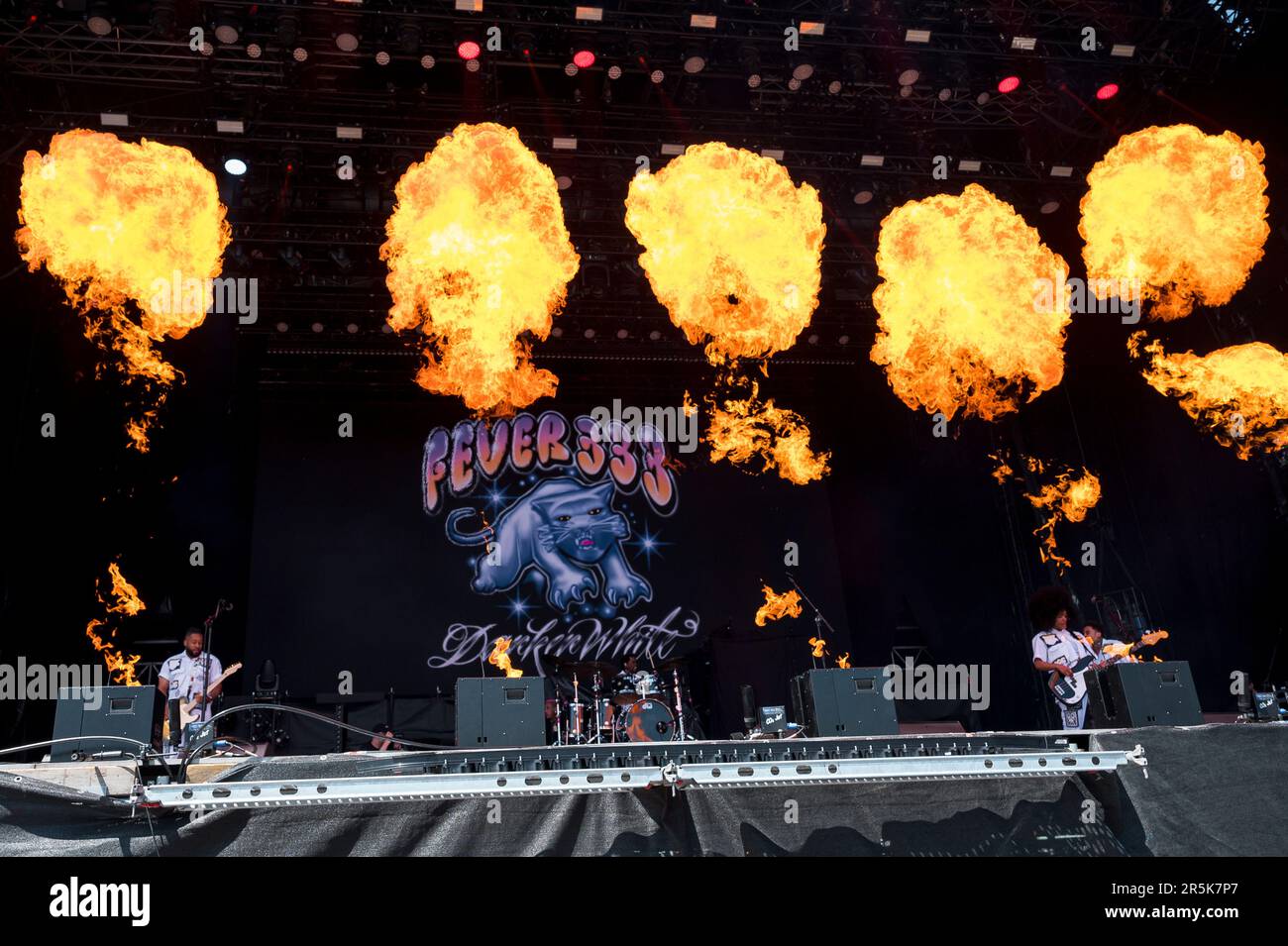 Nuremberg, Germany. 04th June, 2023. Performance of the band Fever 333 ...