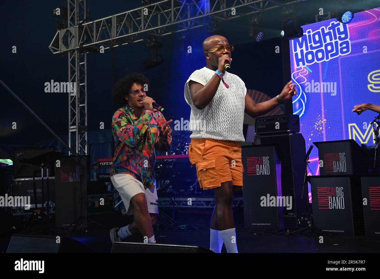 London, UK. 4th June, 2023. Kinky Kabaret performs at Mighty Hoopla 2023 - Day 2 with more than ...