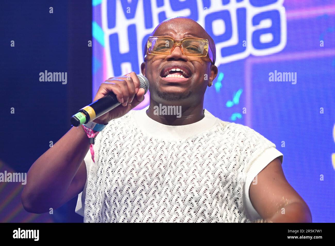 London, UK. 4th June, 2023. Kinky Kabaret performs at Mighty Hoopla 2023 - Day 2 with more than ...