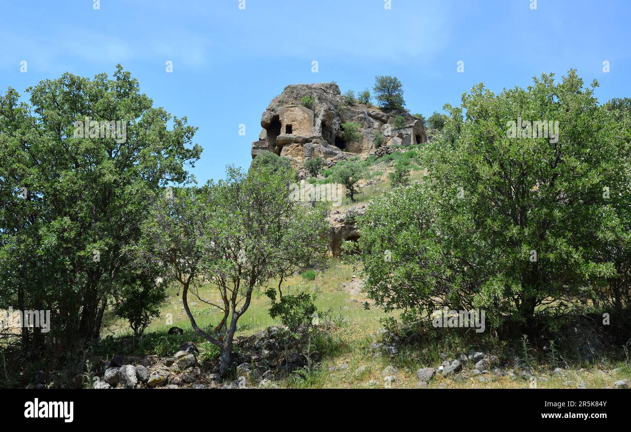 Mesotimolos Ancient City in Usak, Turkey Stock Photo - Alamy