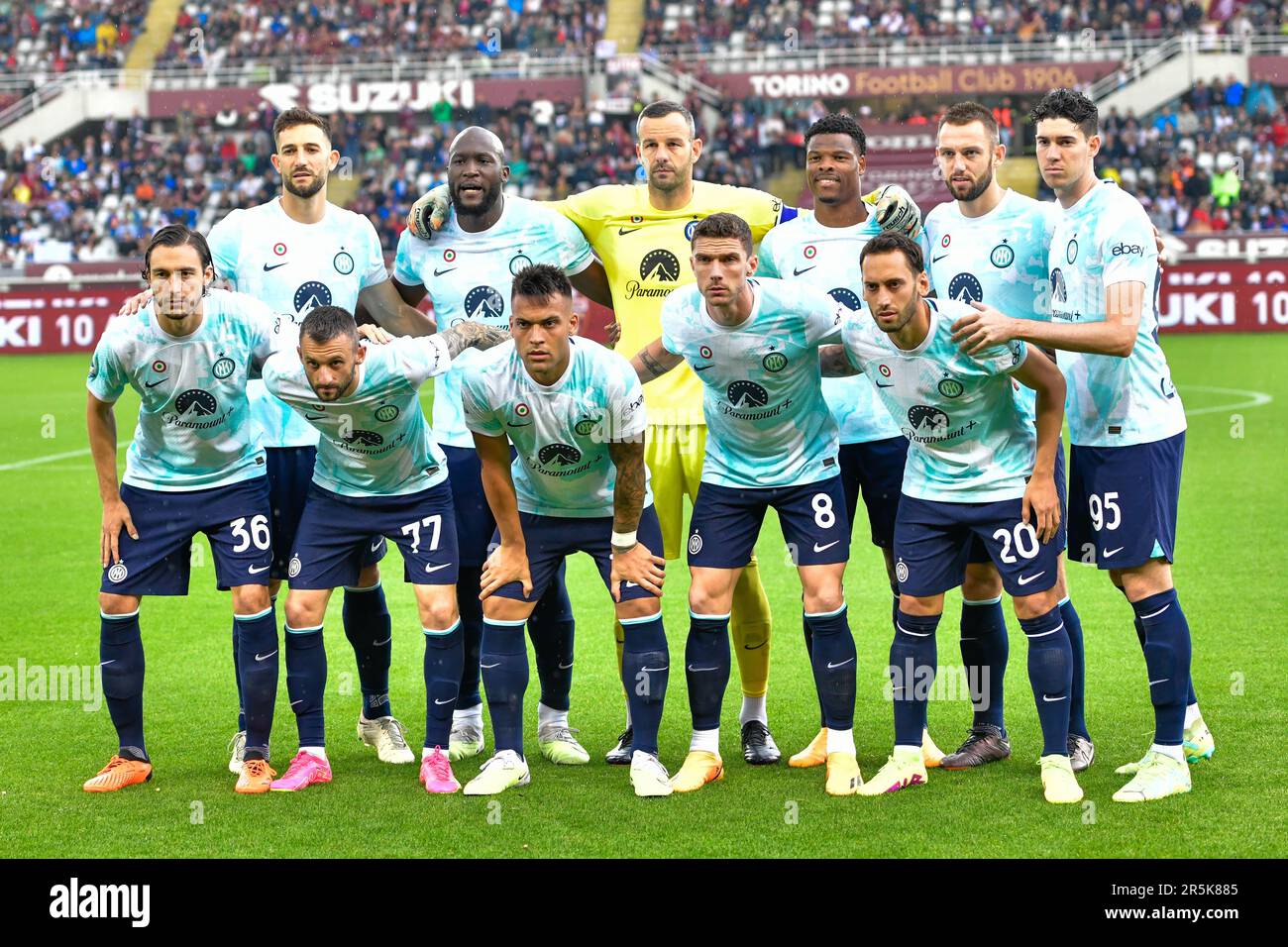 Turin, Italy. 03rd June, 2023. The starting-11 of Inter for the Serie A ...