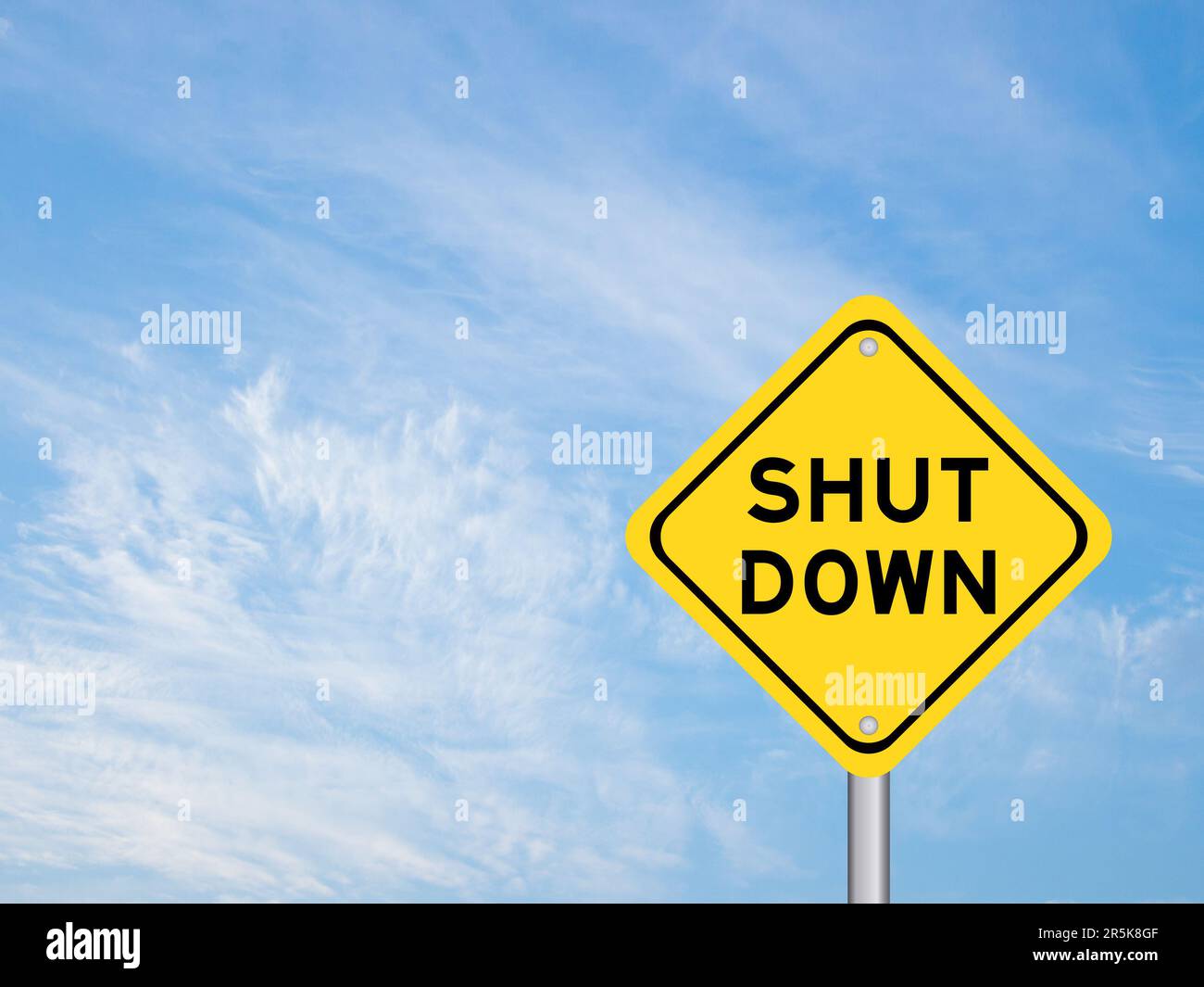 Factory shut down sign hi-res stock photography and images - Alamy