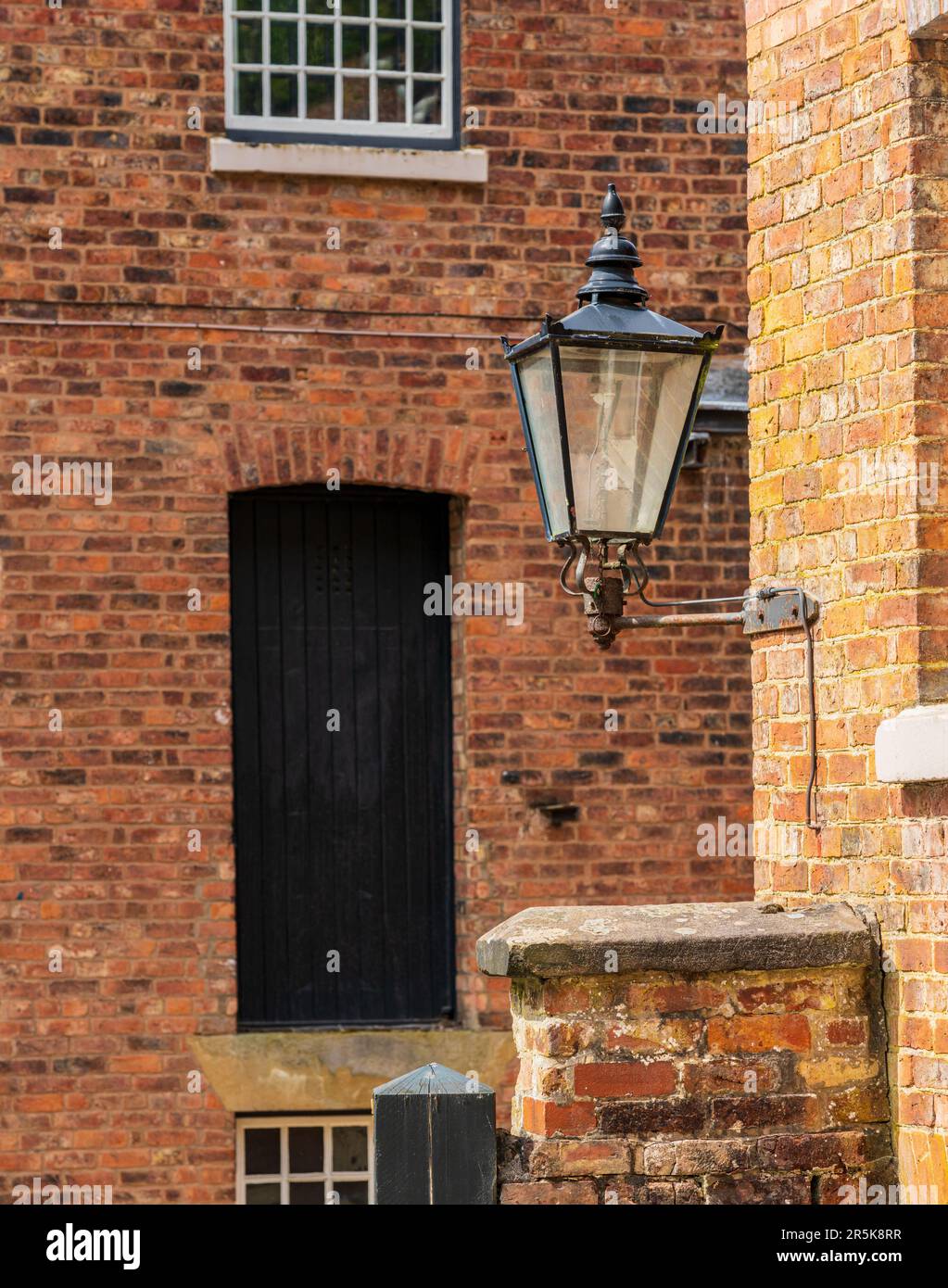 Exterior of restored cotton spinning and weaving mill in north of ...