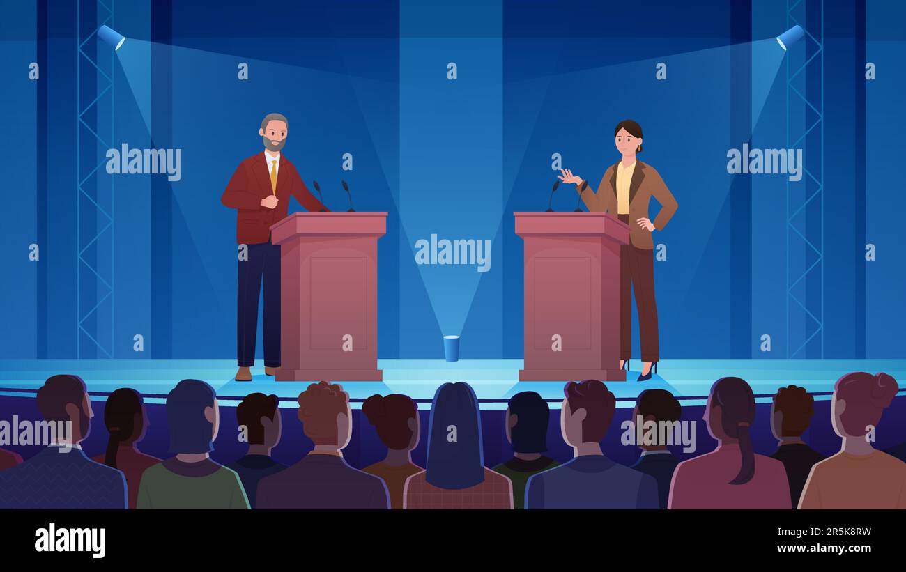 Crowd spotlight cartoon Stock Vector Images - Alamy