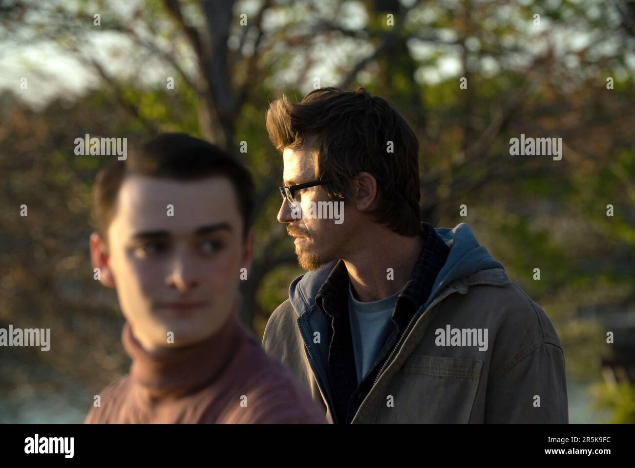 The Tutor Noah Schnapp & Garrett Hedlund Stock Photo - Alamy