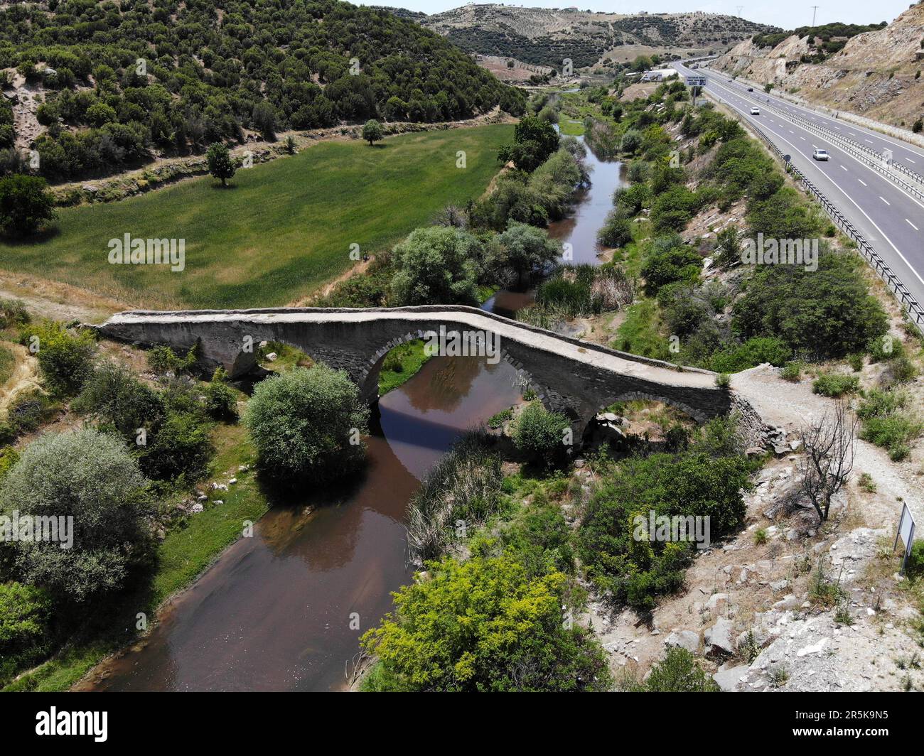 Located in the city of Usak, Turkey, the Cataltepe Bridge was built by ...
