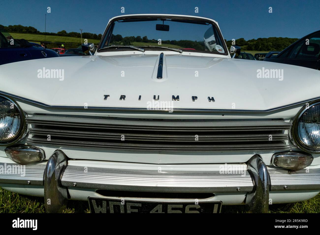 1971 Triumph Herald 13/60 convertible, Classic car meet at Hanley Farm ...