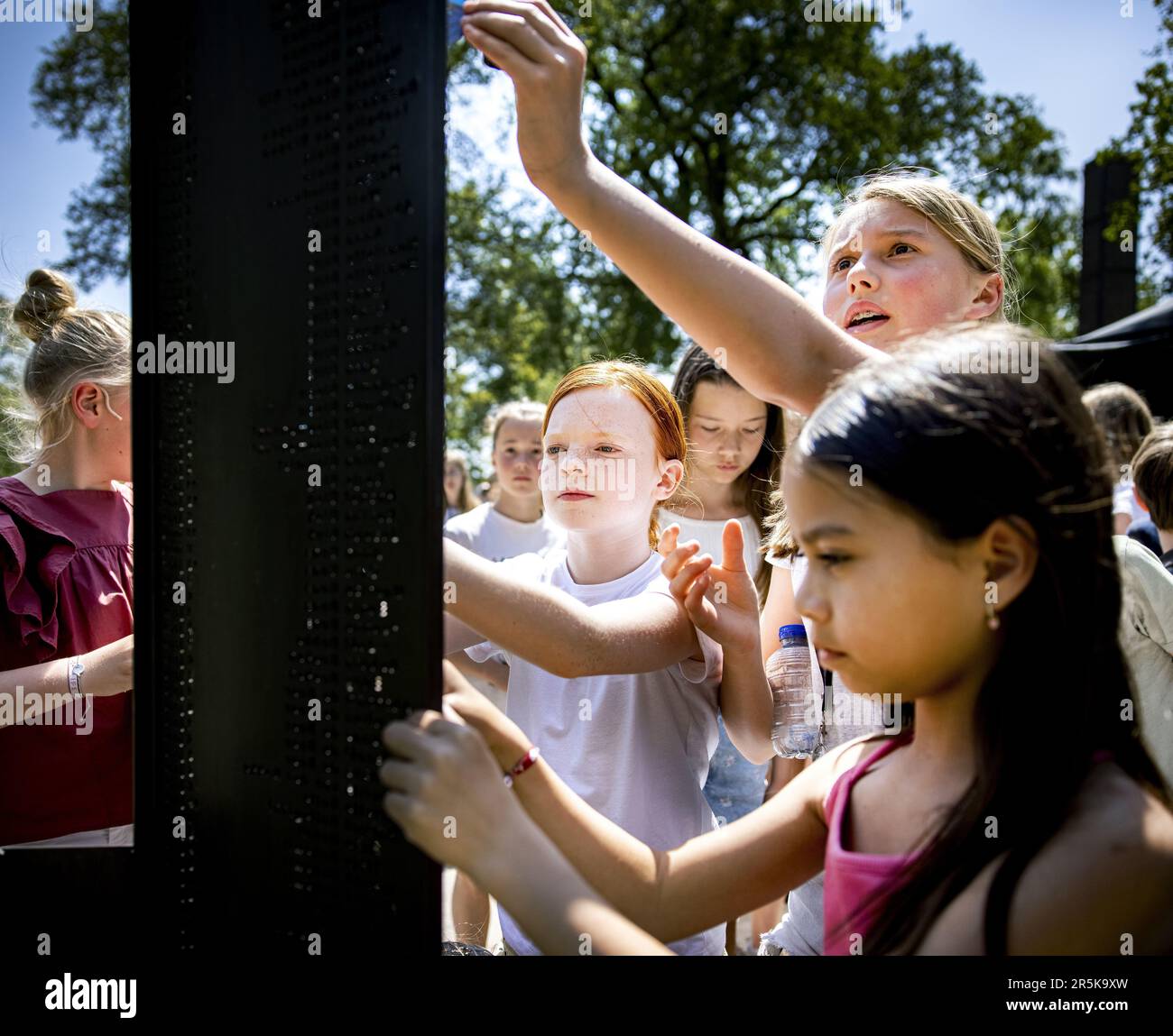 VUGHT - Pupils of primary school De Schalm attach 80 butterflies to the ...