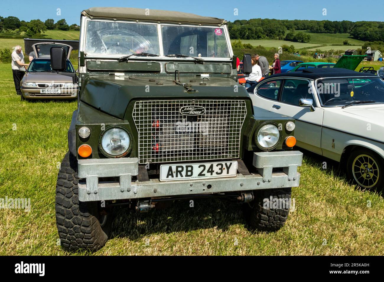 Land Rover Series 3 Lightweight. Classic car meet at Hanley Farm ...