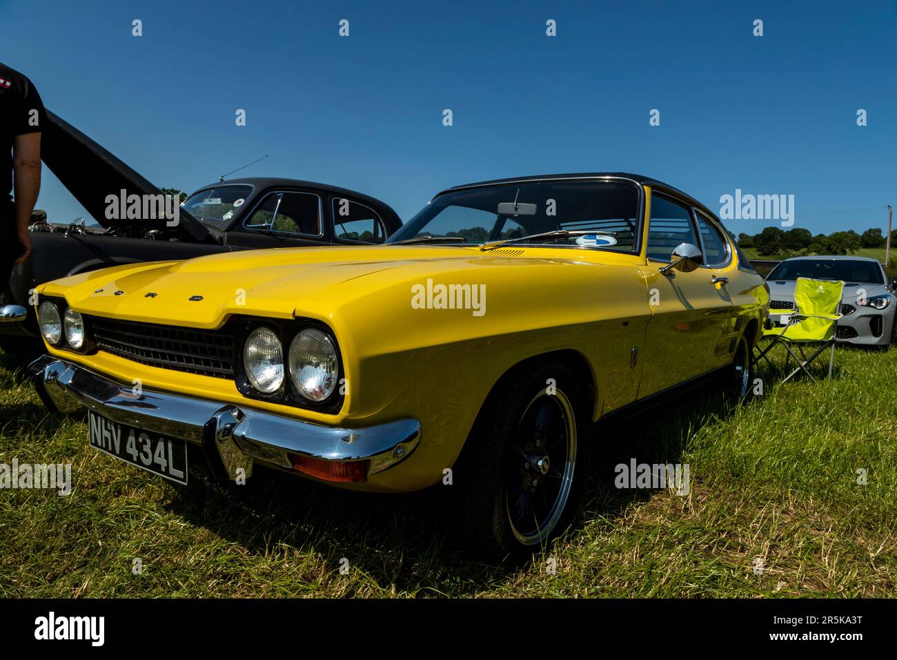 1972 Ford Capri 1600 GT. Classic car meet at Hanley Farm, Chepstow ...