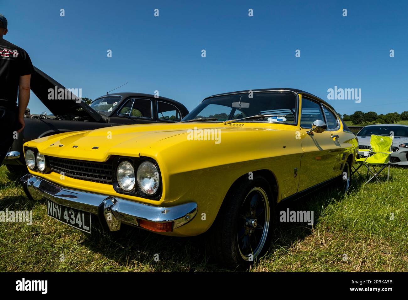 1972 Ford Capri 1600 GT. Classic car meet at Hanley Farm, Chepstow ...