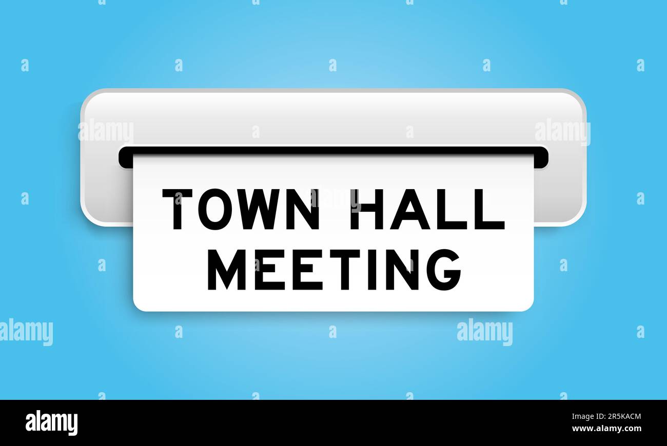 Town Hall Meeting Clip Art