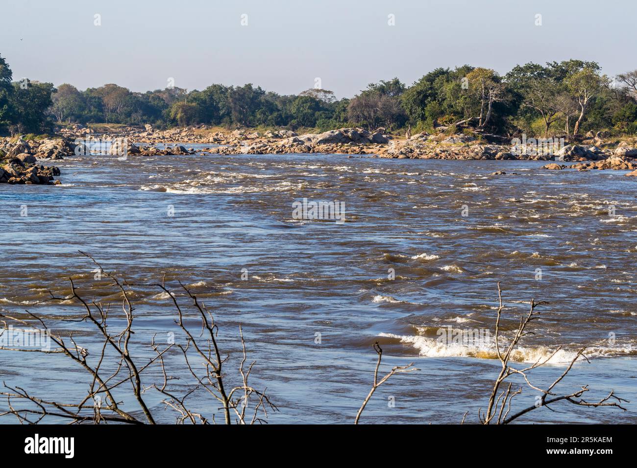 The Shire River has left only rapids where before Cyclone Freddy there ...