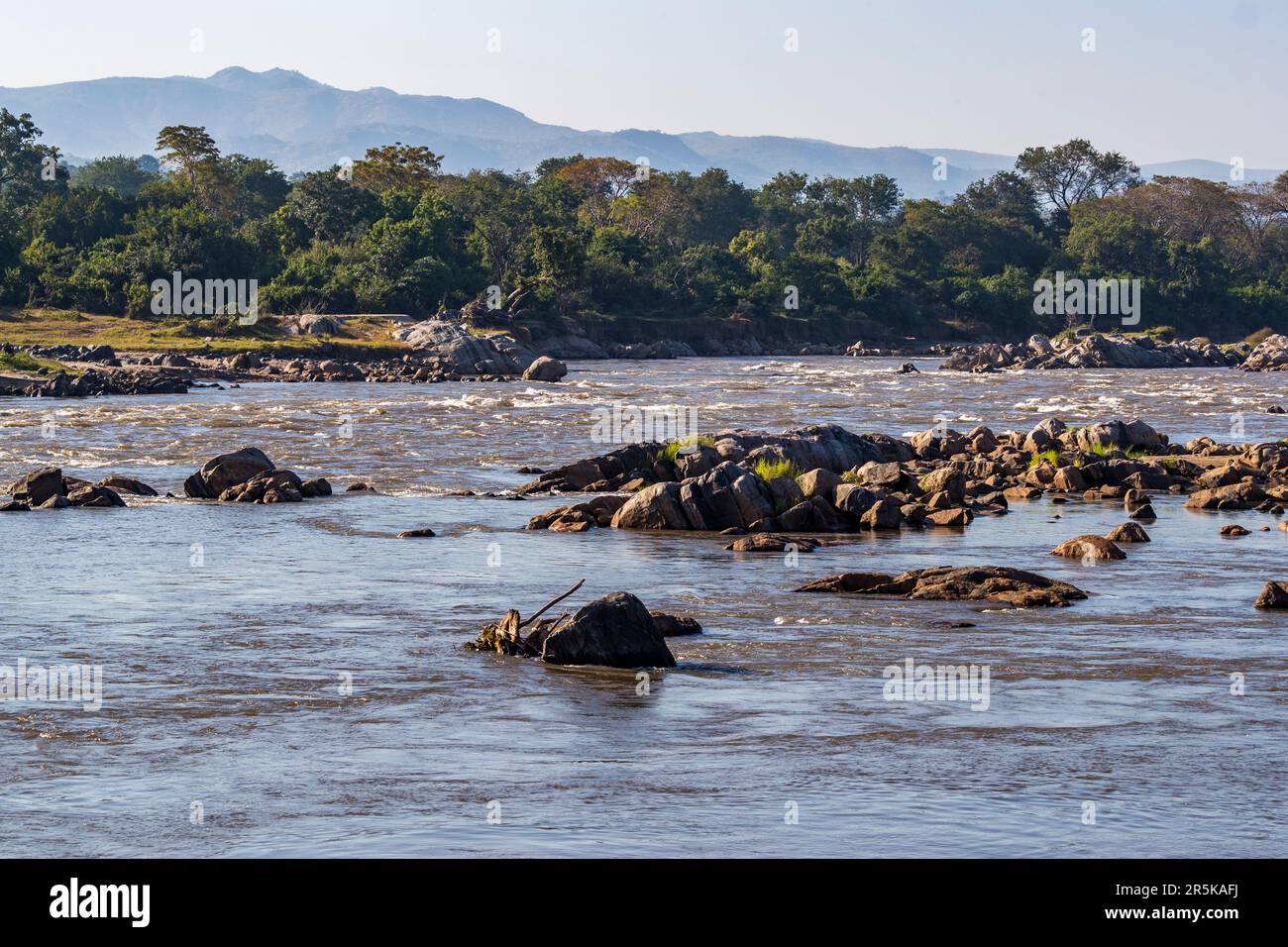 The Shire River has left only rapids where before Cyclone Freddy there ...