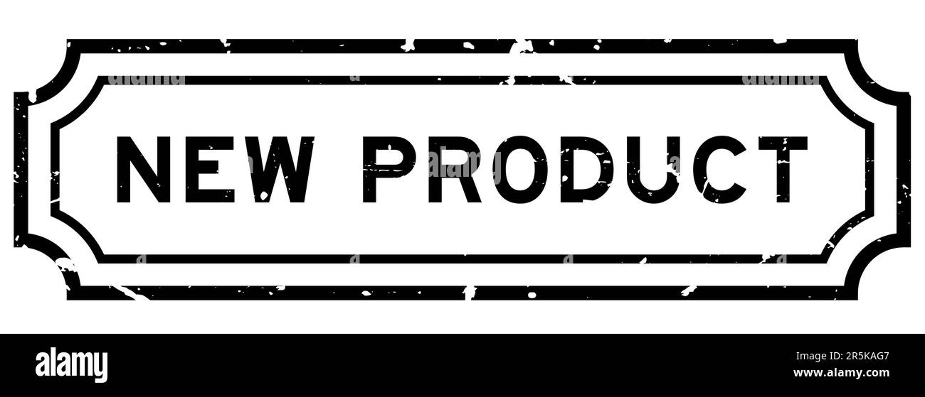 Grunge black new product word rubber seal stamp on white background Stock Vector Image & Art - Alamy