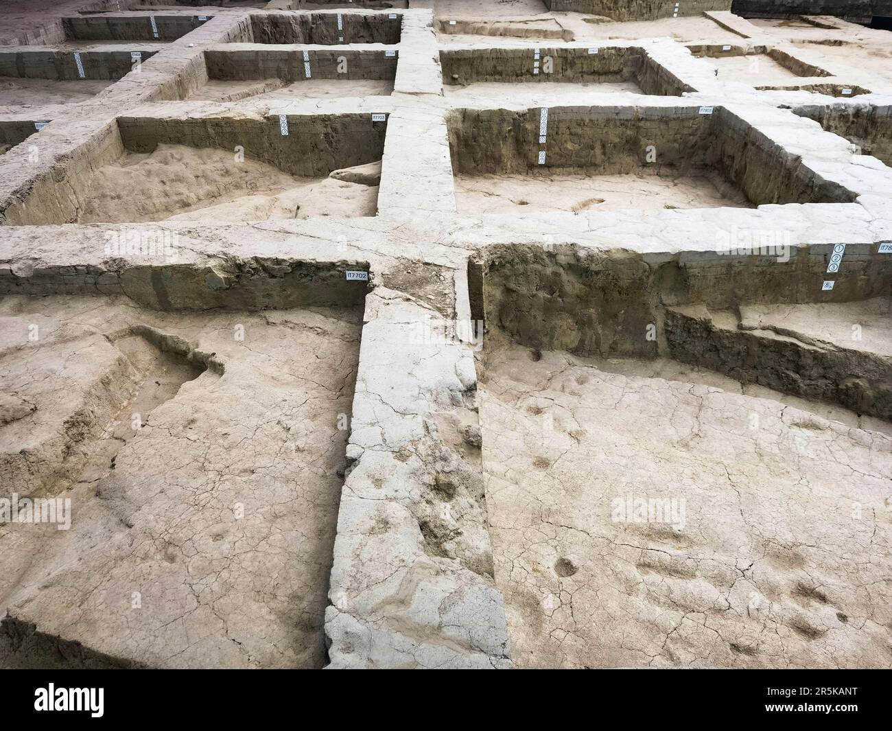CHENGDU, CHINA - JUNE 2, 2023 - The excavation site of Jinsha Site ...