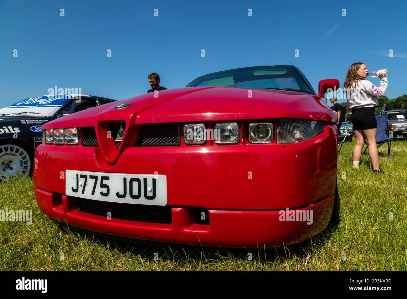 Alfa Romeo SZ 'Monster', Sprint Zagato, front detail, c1990. Classic ...