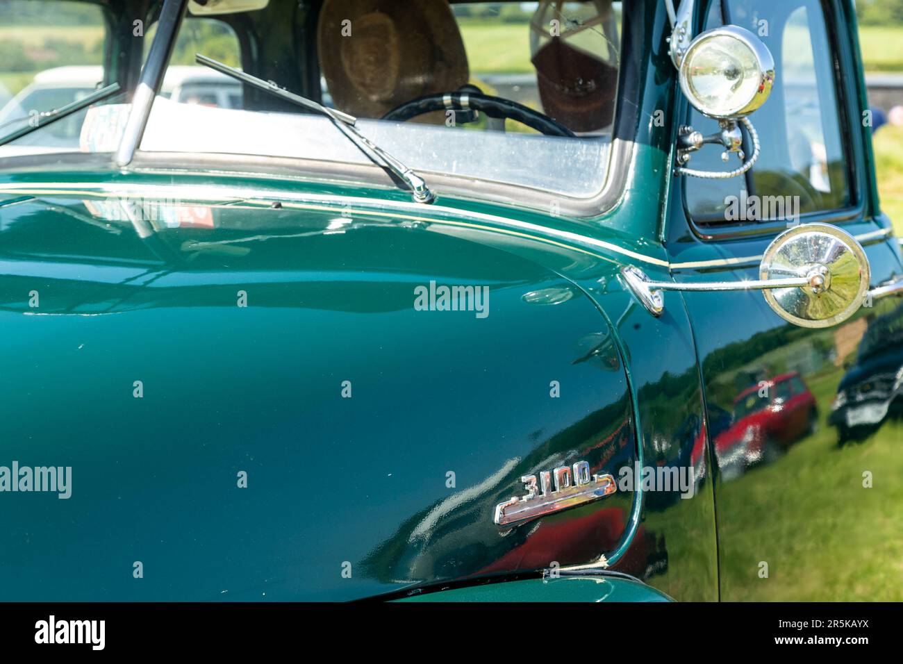 Chevrolet classic pick up. Classic car meet at Hanley Farm, Chepstow ...