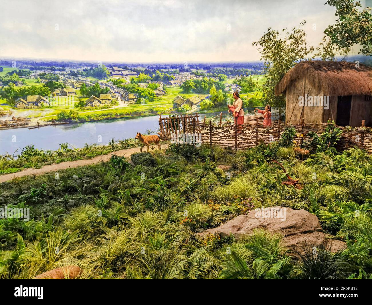 CHENGDU, CHINA - JUNE 2, 2023 - A rendering of the restored ecological ...