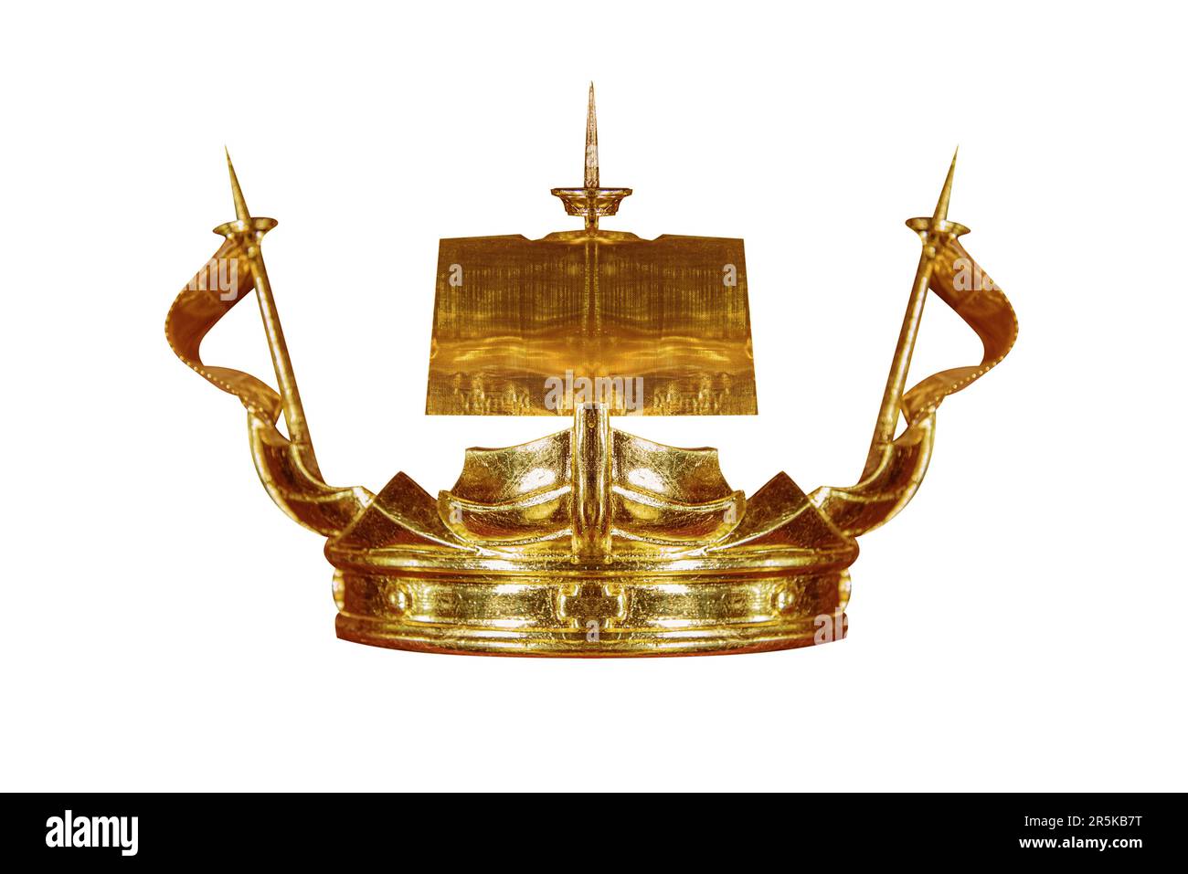 3d crown golden jewel Cut Out Stock Images & Pictures - Alamy