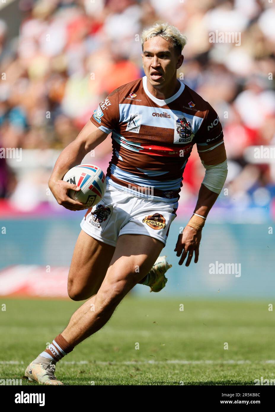 St Helens’ Tee Ritson in action during the Betfred Super League match ...