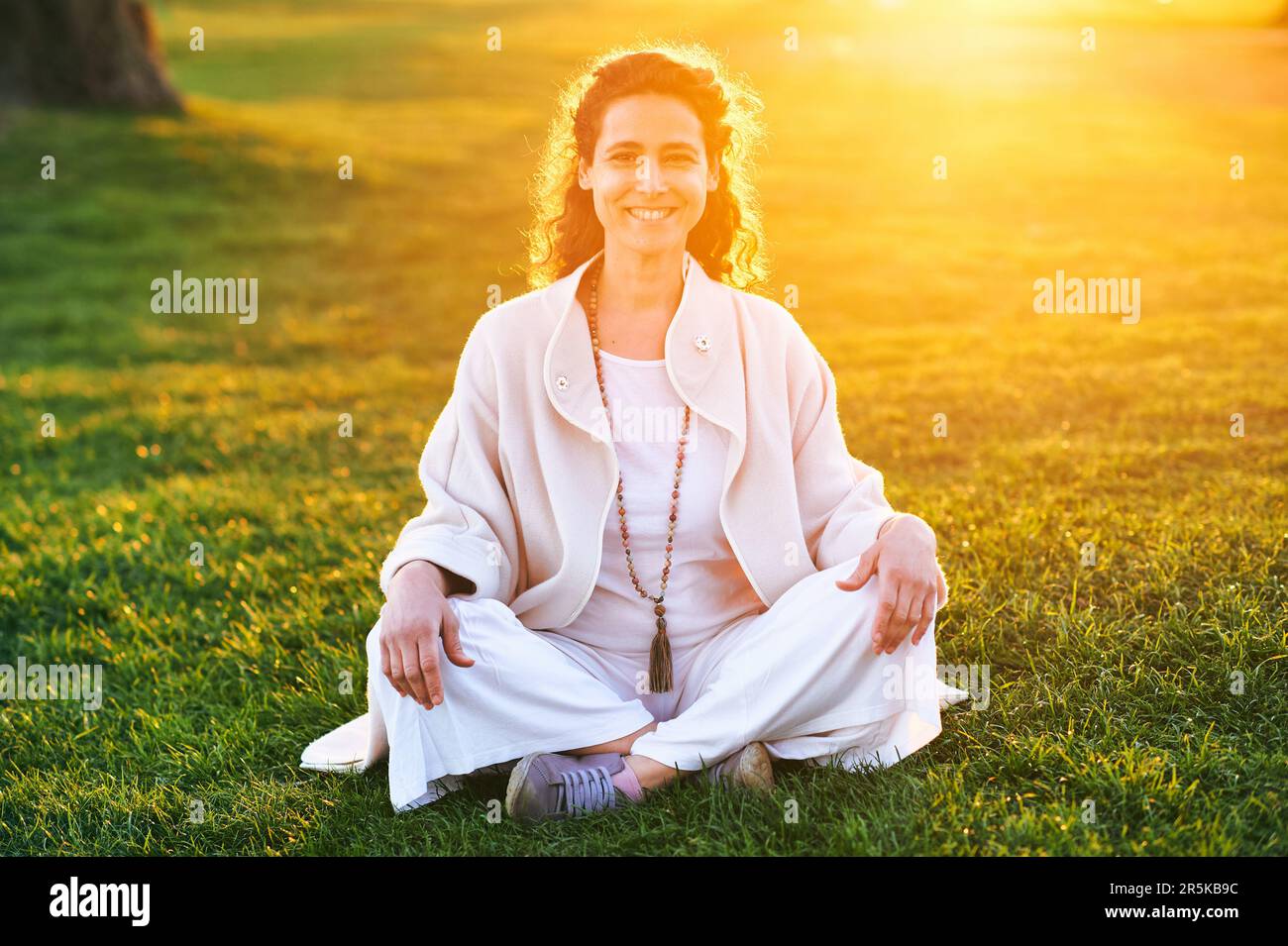 Beautiful mature woman outdoor hi-res stock photography and images - Alamy