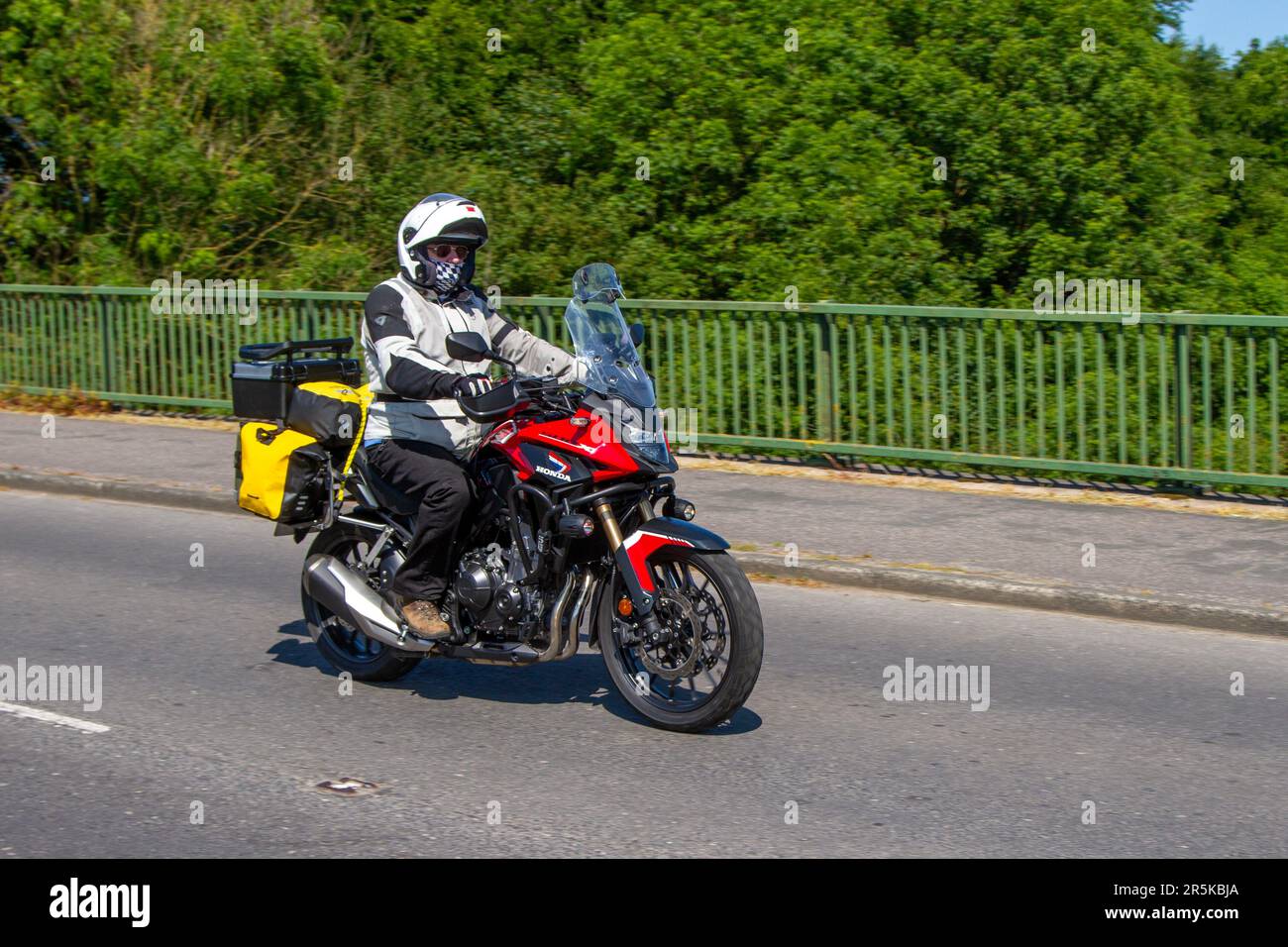 2021 Honda CB 500 Xa-N, Adventure Petrol 471 cc; Motorbike rider; two ...