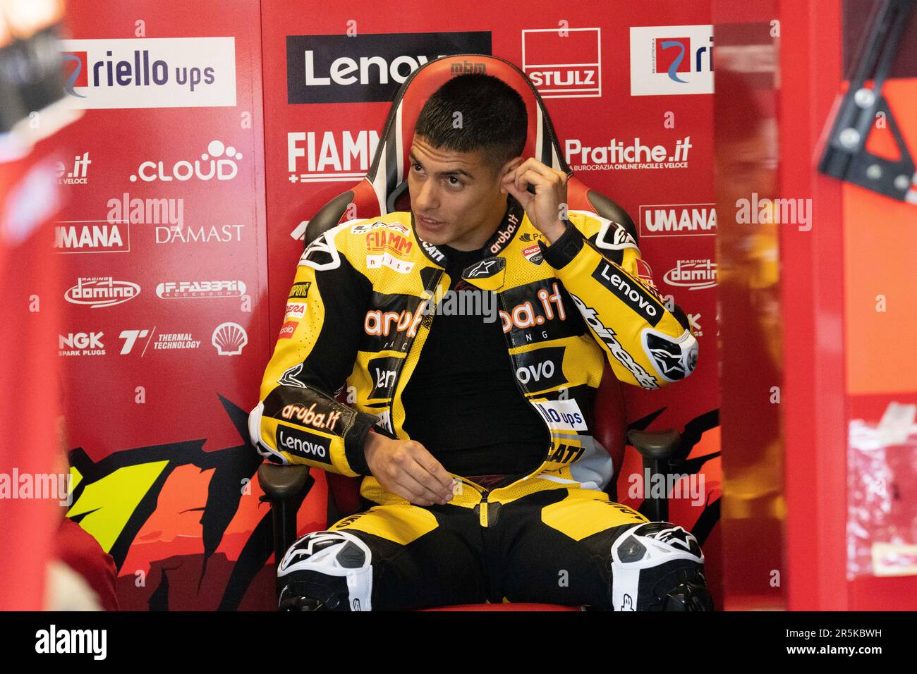 21 M. RINALDI ITA Aruba.it Racing - Ducati Ducati Panigale V4R during ...