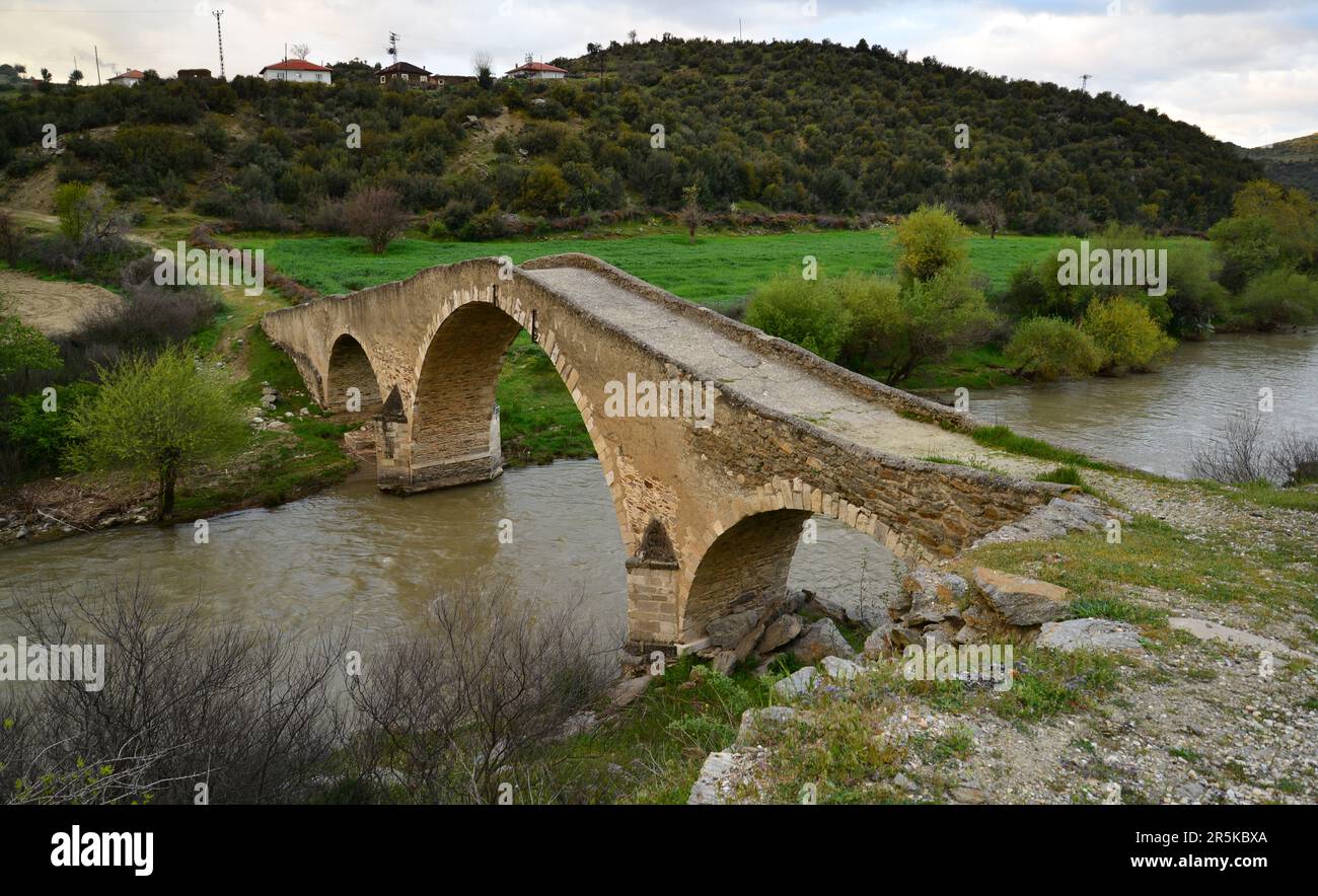 Located in the city of Usak, Turkey, the Cataltepe Bridge was built by ...
