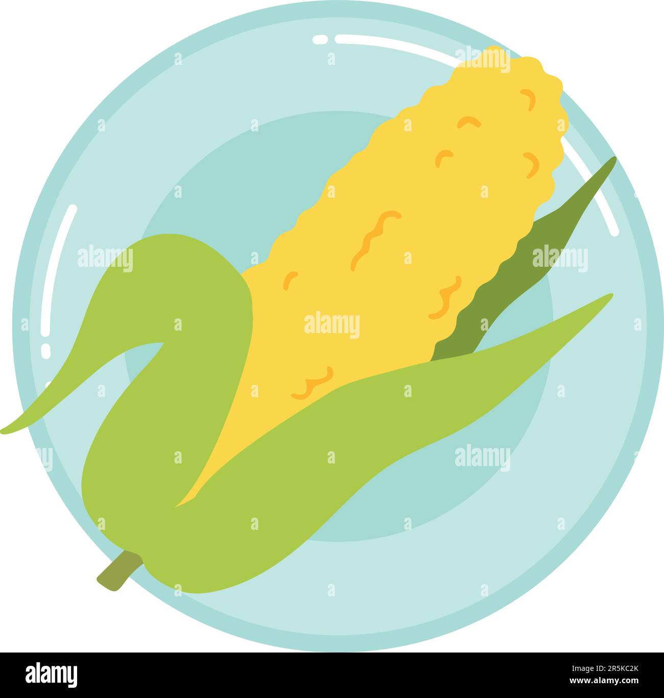 Flat corn Stock Vector Images - Alamy