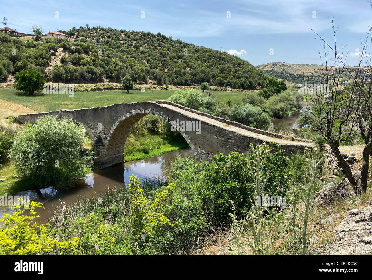 Located in the city of Usak, Turkey, the Cataltepe Bridge was built by ...