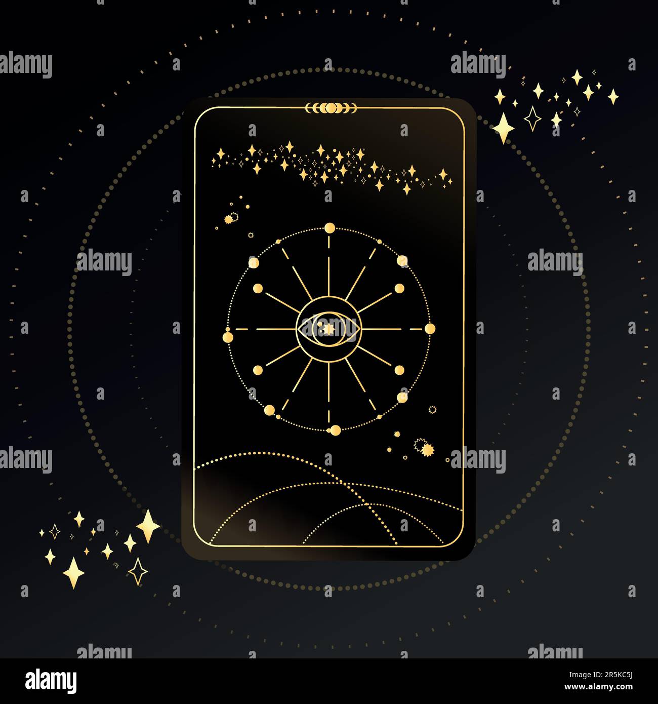Tarot card background Stock Vector Images - Alamy