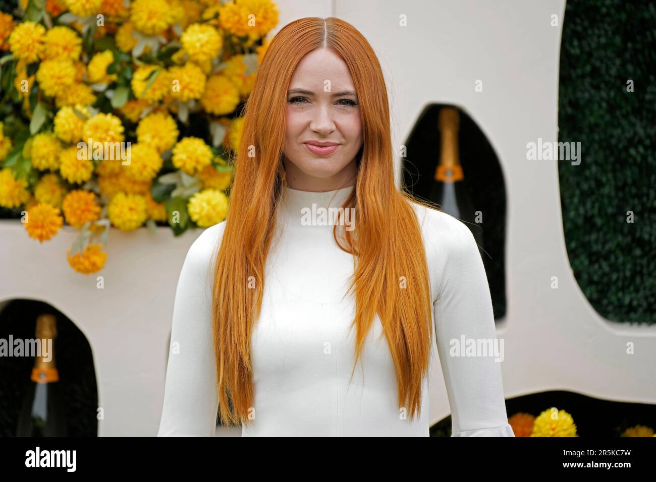 Karen Gillan attends the Veuve Clicquot Polo Classic at Liberty State ...