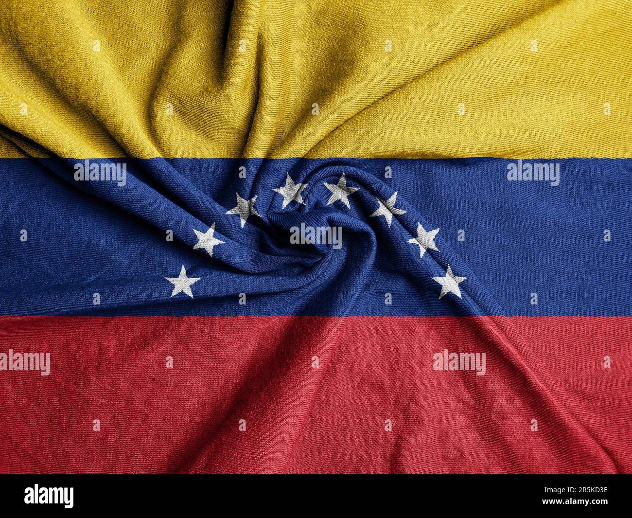 Fabric Flag of the Venezuela, National Flag of the Venezuela Stock ...