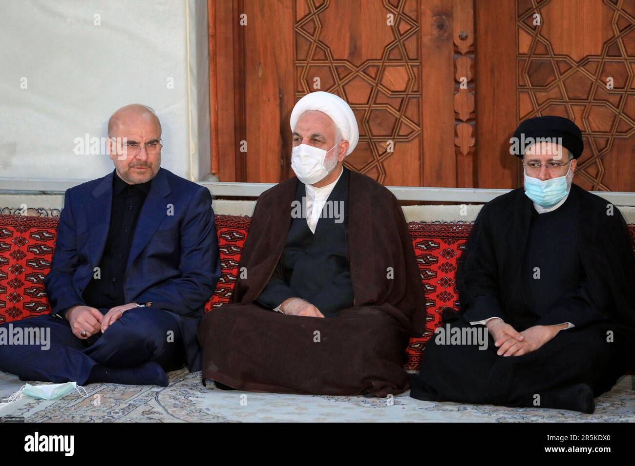 Tehran, Tehran, Iran. 4th June, 2023. (L to R) Parliament speaker ...