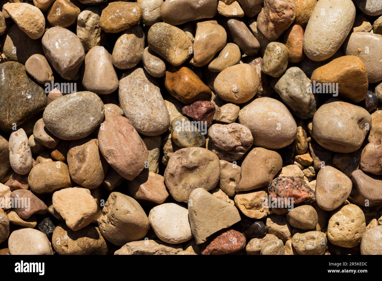 Wet Stone Pebbles Texture Details Or Stone Pebbles Background Can be ...