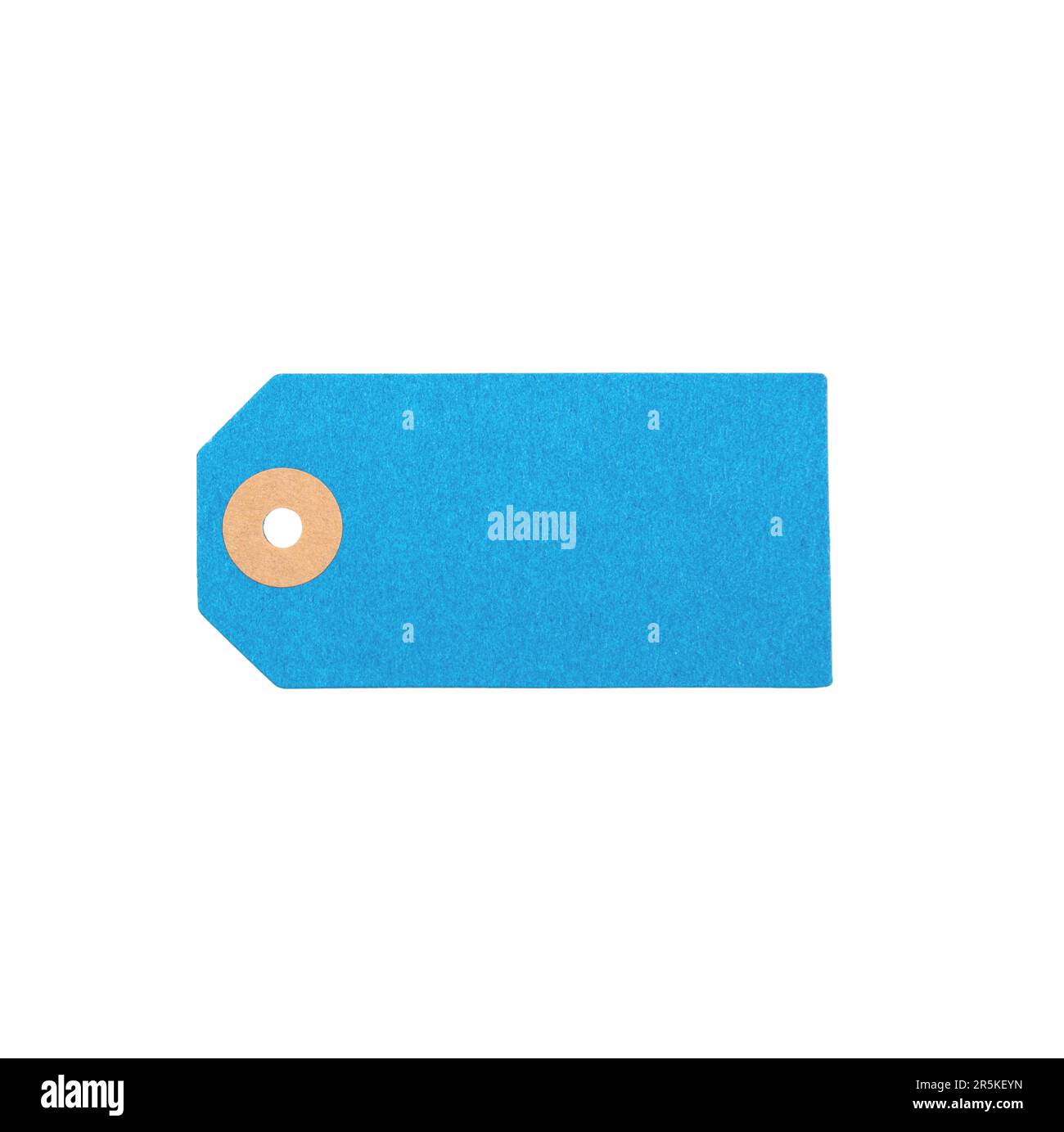 Blue color empty gift card, Blank price tag isolated on transparent ...