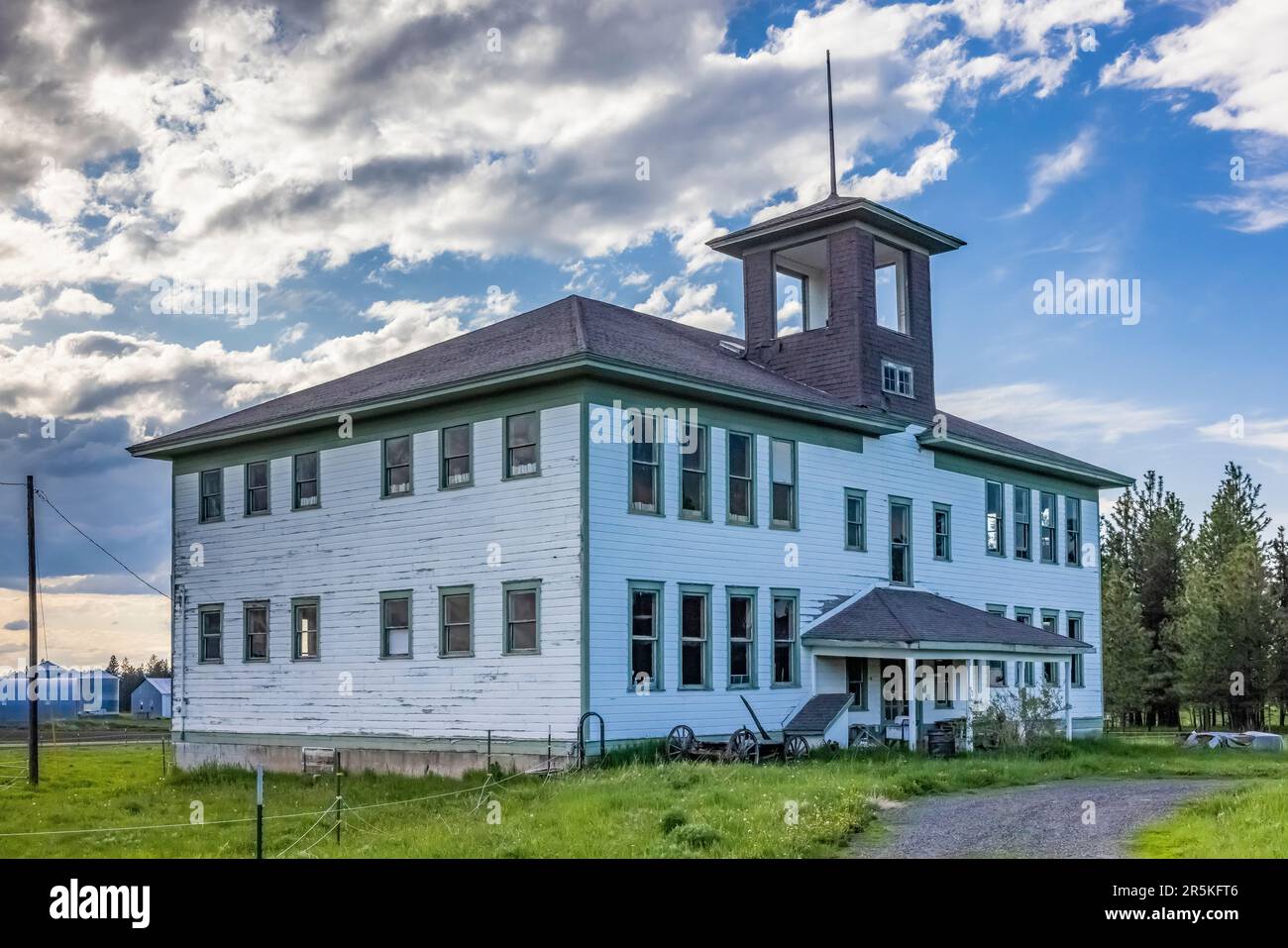 Flora School, now repurposed as Flora School Education Center, Flora ...
