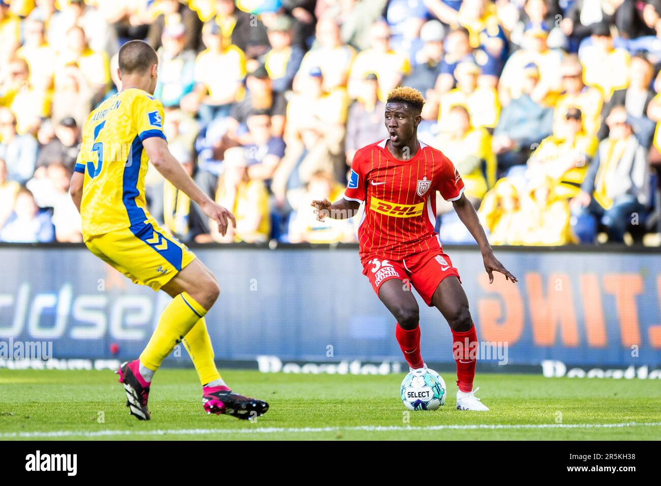Broendby, Denmark. 29th, May 2023. Ibrahim Osman (32) of FC ...